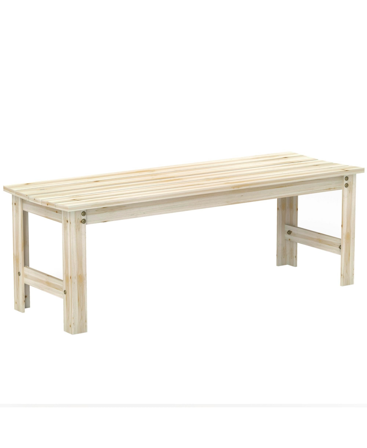 Click here for Outsunny 2-Seat Wood Garden Bench  Patio Bench w/... prices