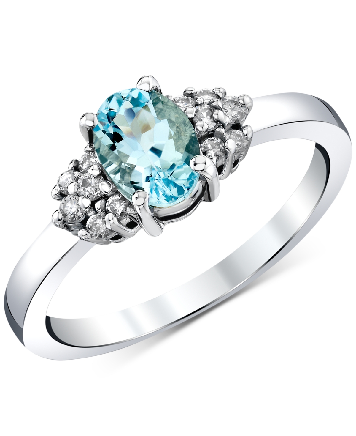 Click here for Aquamarine (3/4 ct. t.w.) & Diamond (1/8 ct. t.w.)... prices