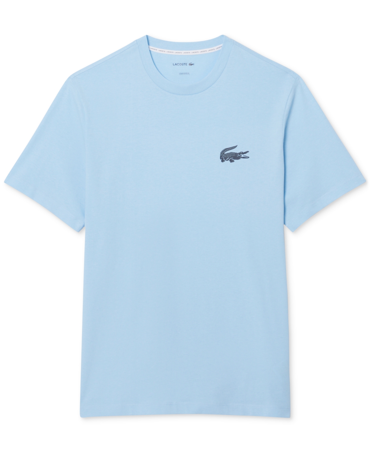 Click here for Lacoste Mens Loungewear Sleep T-Shirt - Sky Blue prices