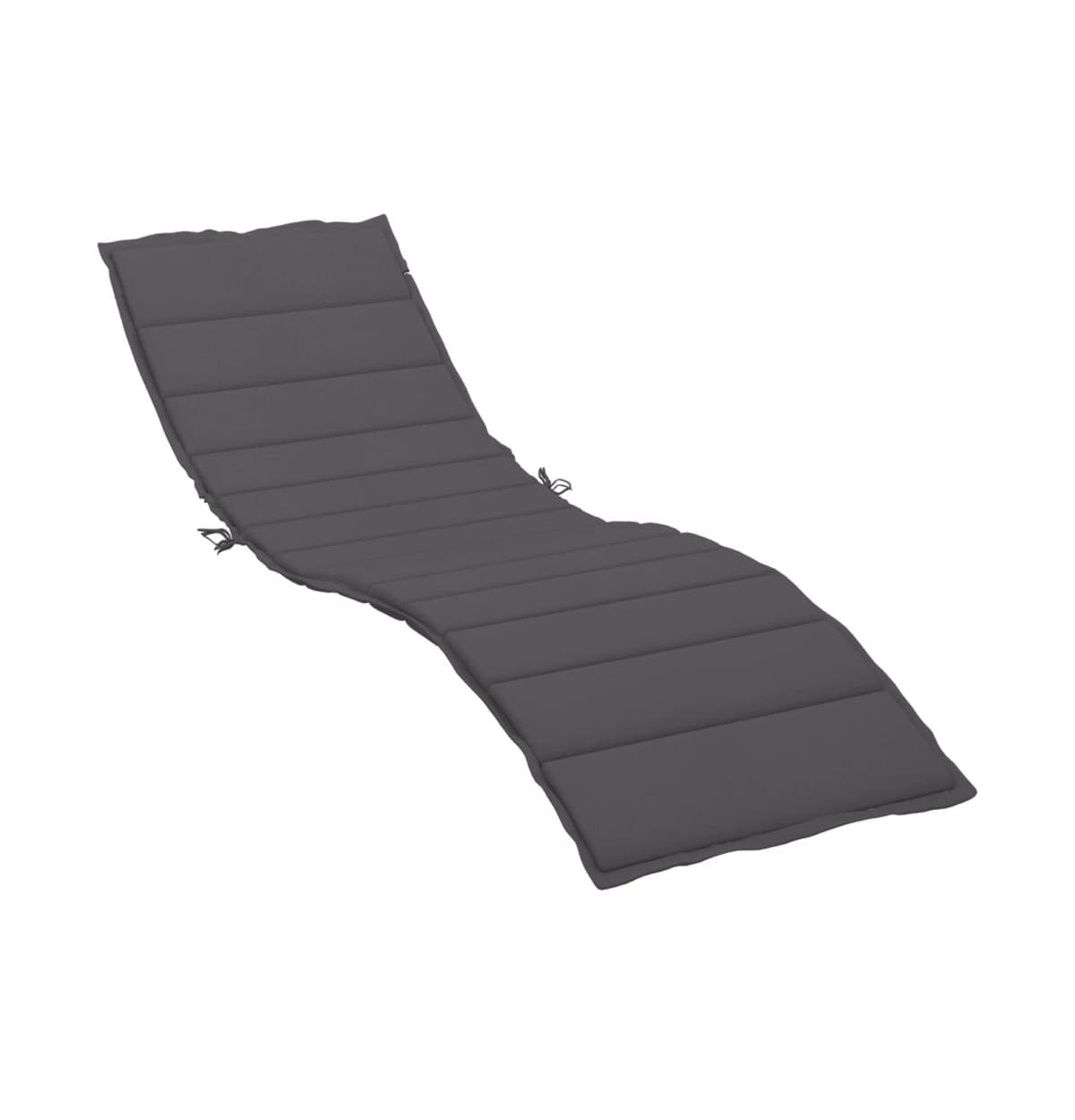 Click here for Sun Lounger Cushion Anthracite 78.7x19.7x1.2 Oxfor... prices