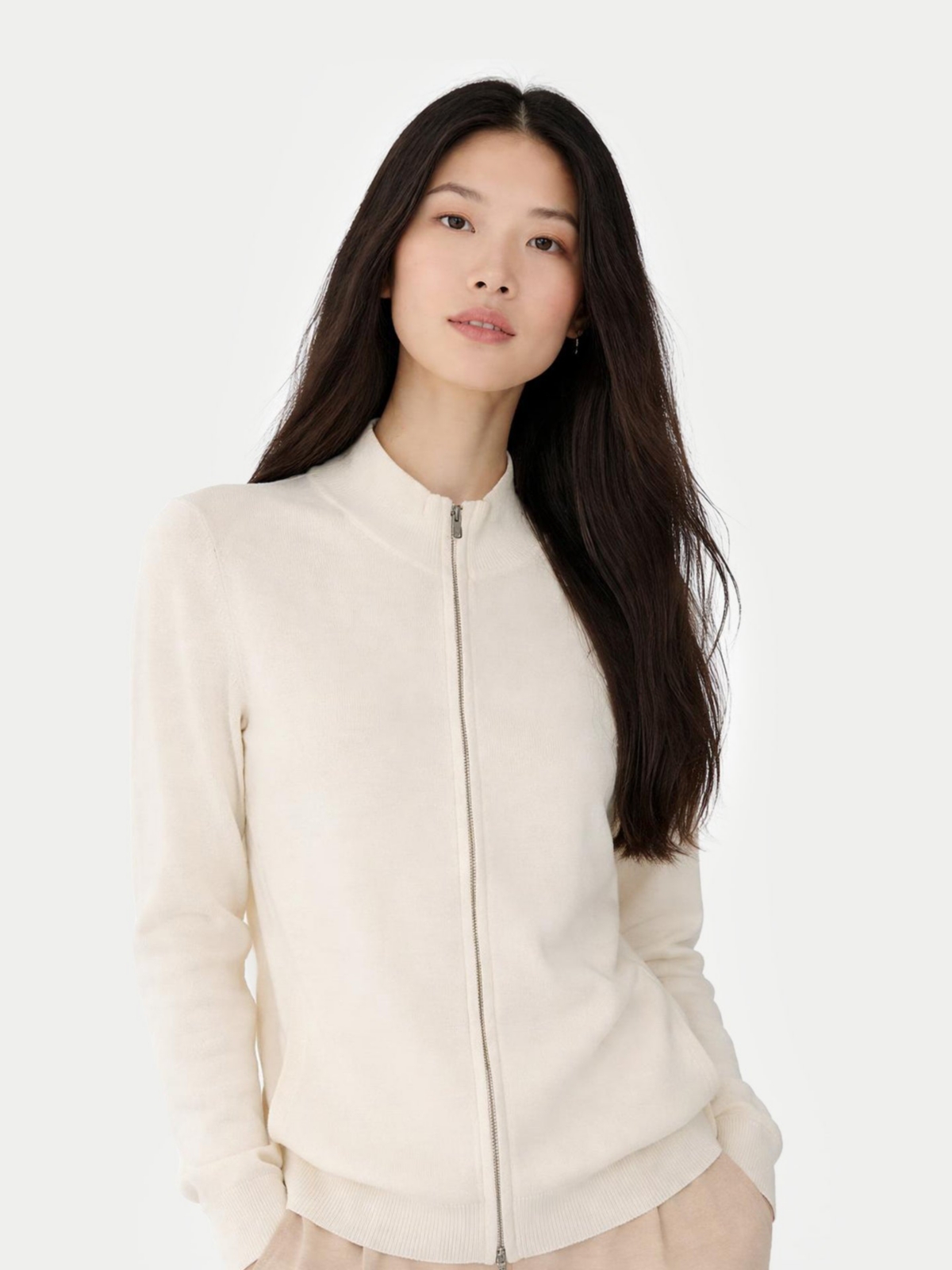 Click here for Gobi Cashmere Womens Cashmere Full-Zip Cardigan -... prices