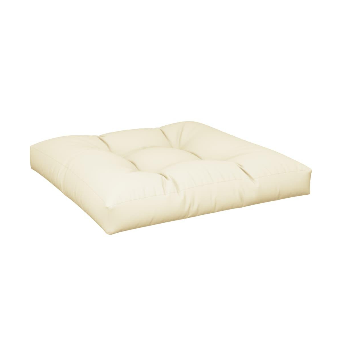 Click here for vidaXL Pallet Cushion Cream 27.6x27.6x4.7 Fabric -... prices