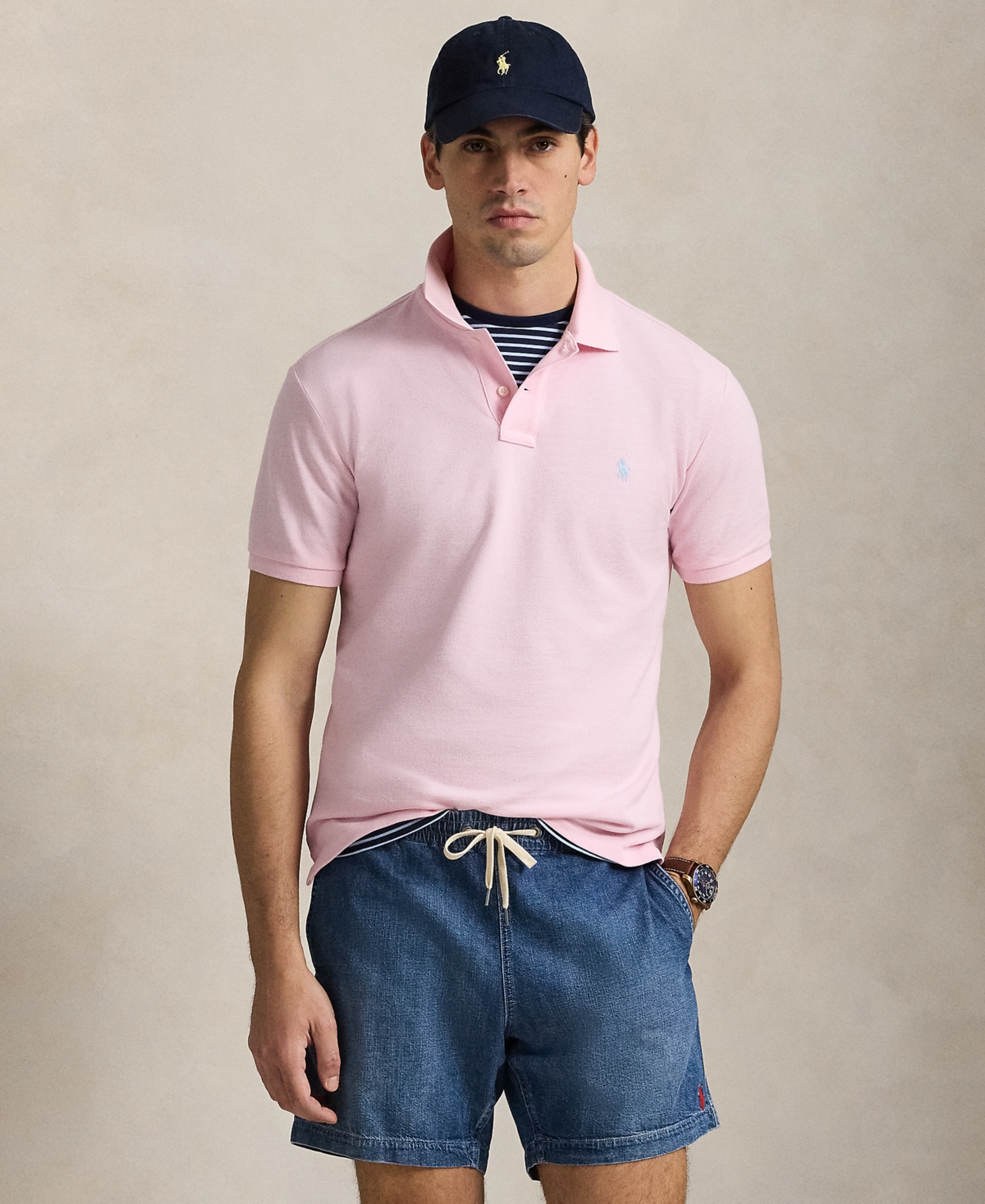 Click here for Polo Ralph Lauren Mens Classic-Fit Mesh Polo Shirt... prices