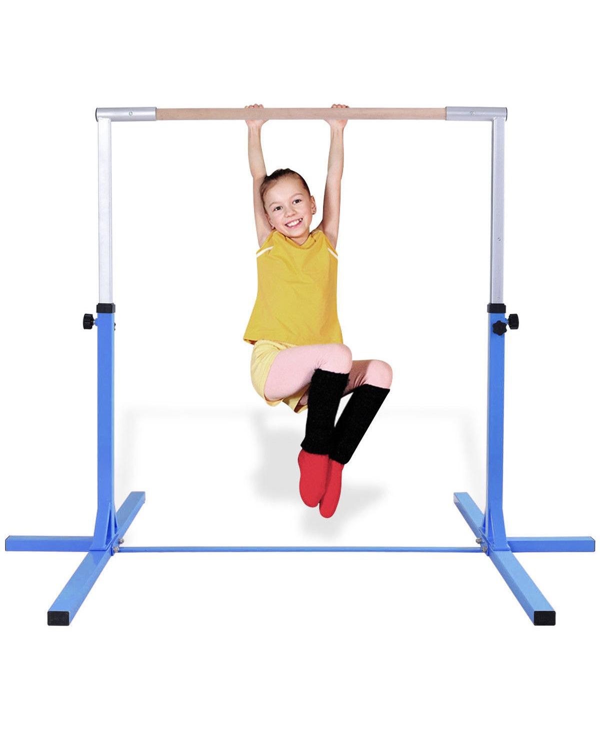 Click here for Adjustable Gymnastics Horizontal Bar for Kids - Bl... prices