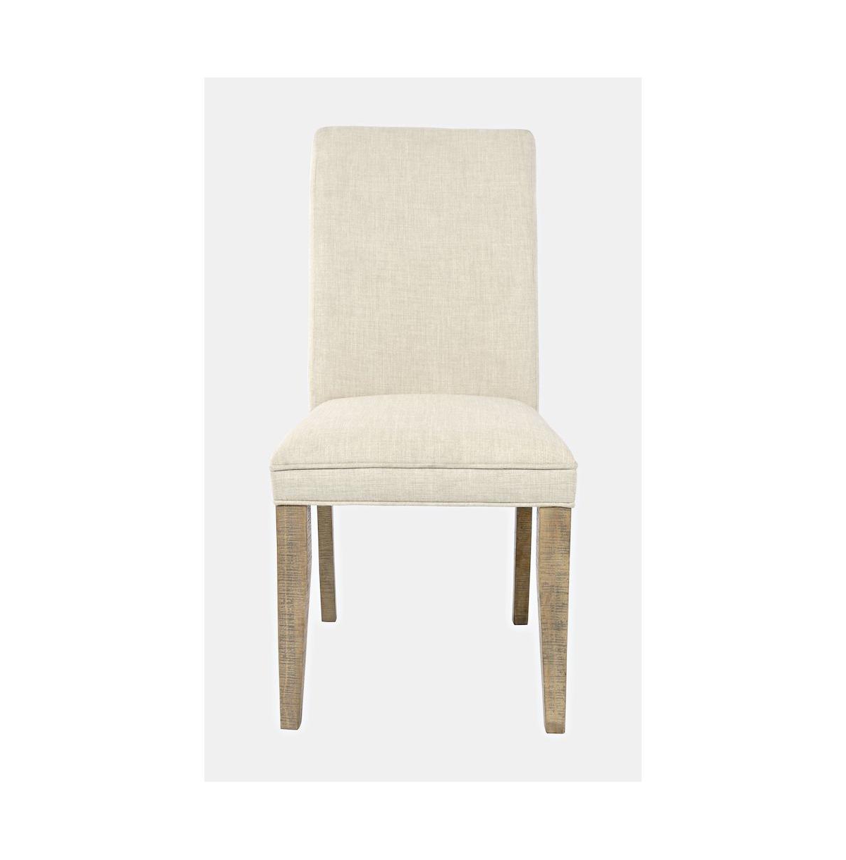 Click here for Modern Rustic Distressed Solid Wood Upholstered Pa... prices