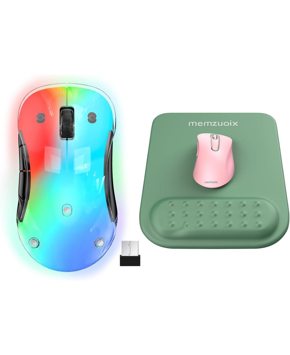 Click here for memzuoix 2.4G Wireless Mouse Ergonomic Mouse Pad w... prices