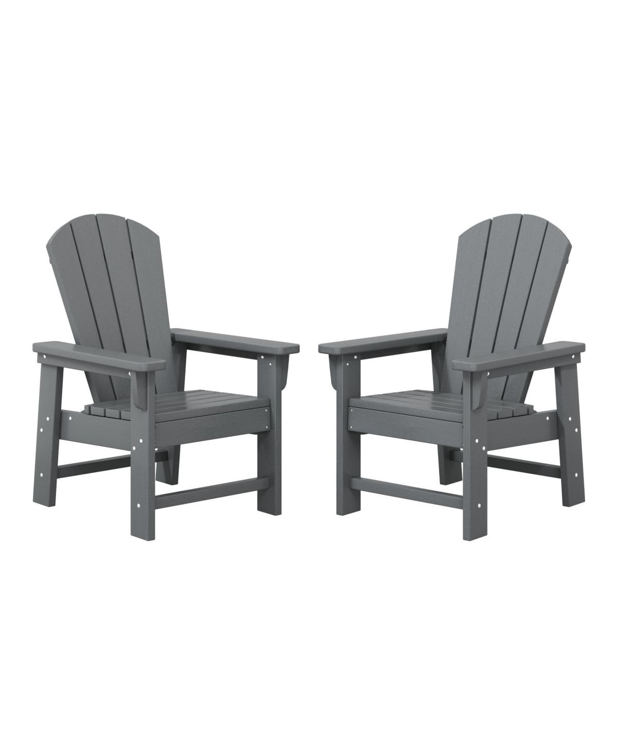 Click here for Kids Outdoor Adirondack Plastic Patio Chair (Set o... prices