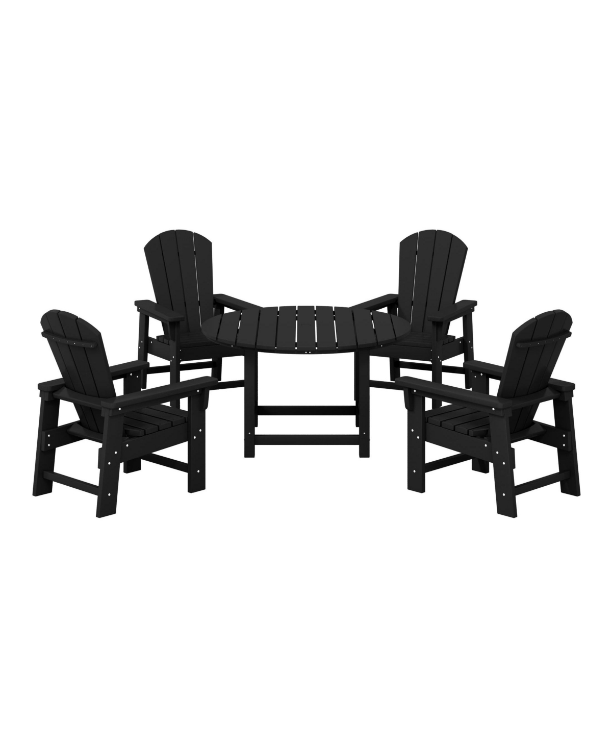 Click here for Kids 5-Piece Hdpe Outdoor Patio Round Dining Table... prices