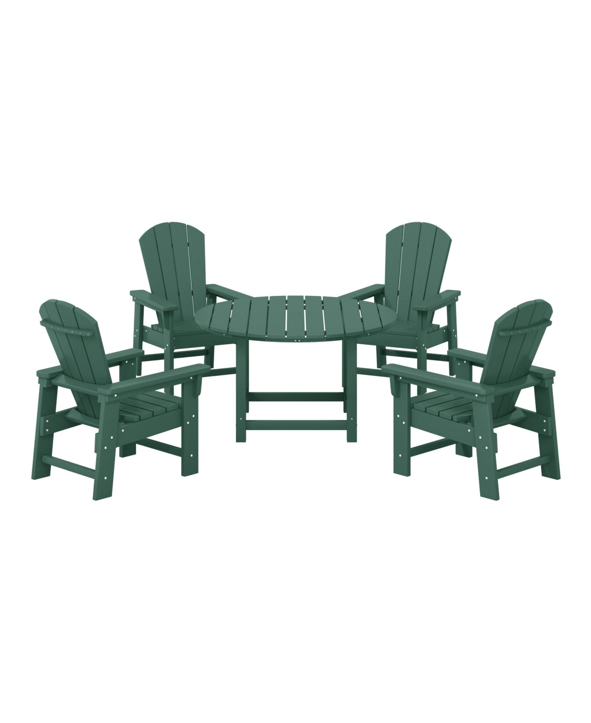 Click here for Kids 5-Piece Hdpe Outdoor Patio Round Dining Table... prices