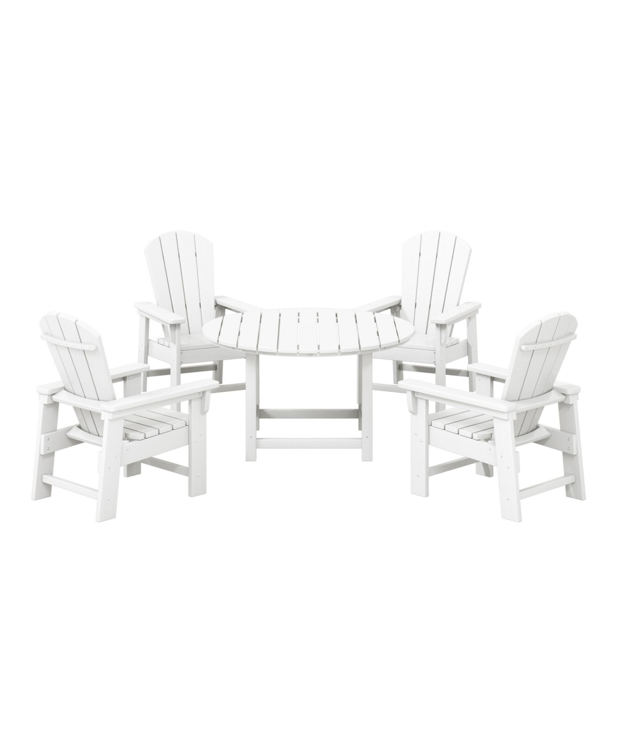 Click here for Kids 5-Piece Hdpe Outdoor Patio Round Dining Table... prices