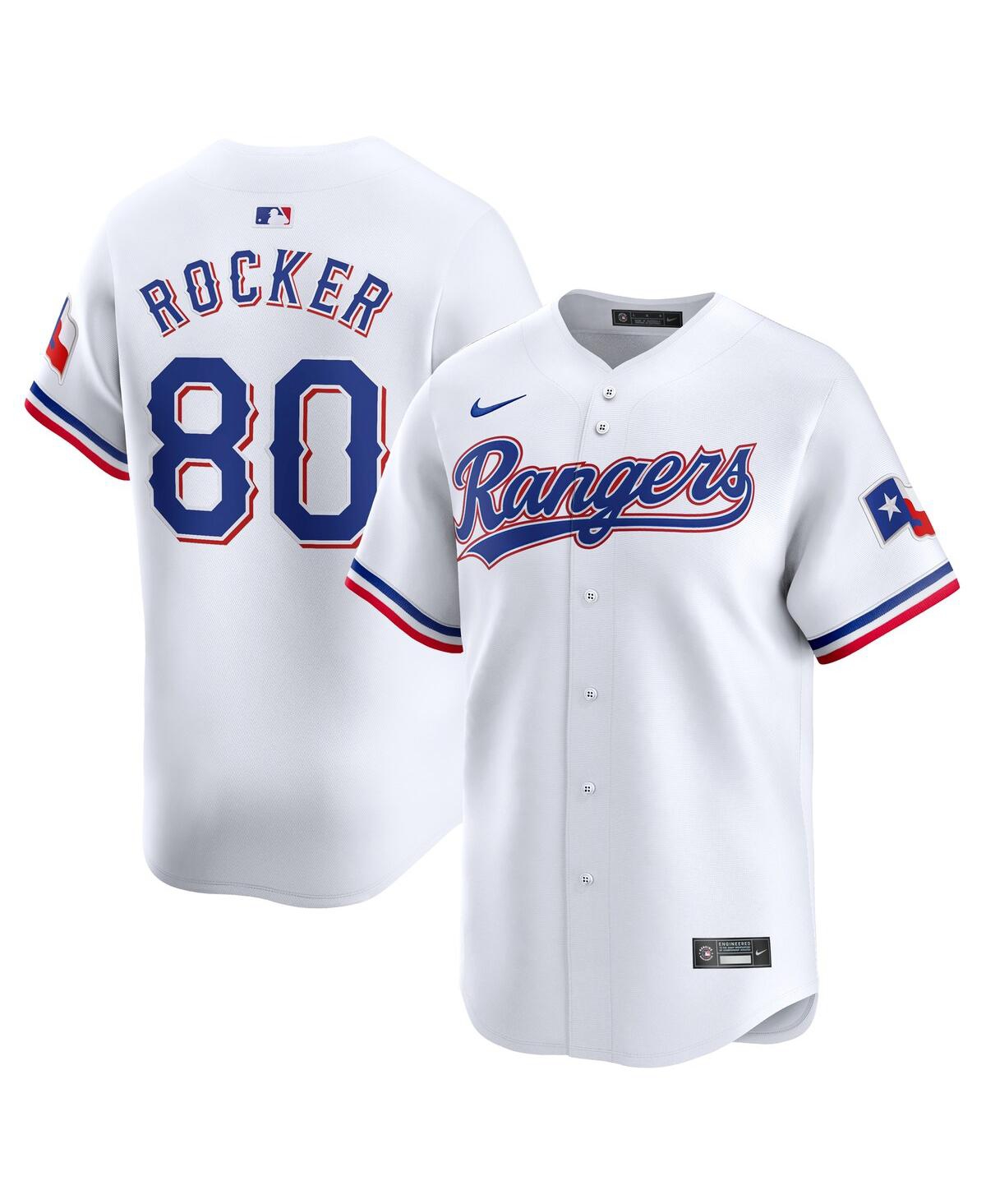 Click here for Nike Mens Kumar Rocker White Texas Rangers Home Li... prices