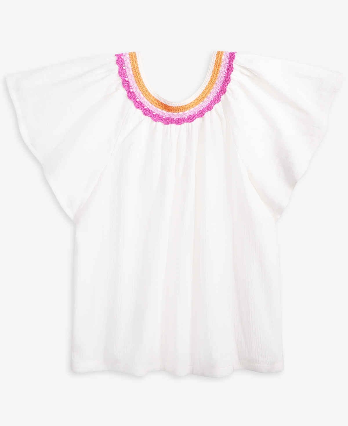 Click here for Epic Threads Big Girls Cotton Crochet-Trim Swing T... prices