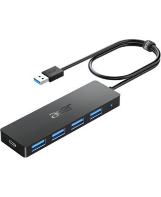 acer USB Hub 4 Ports, Multiple USB 3.0 Hub, USB A Splitter for Laptop ...
