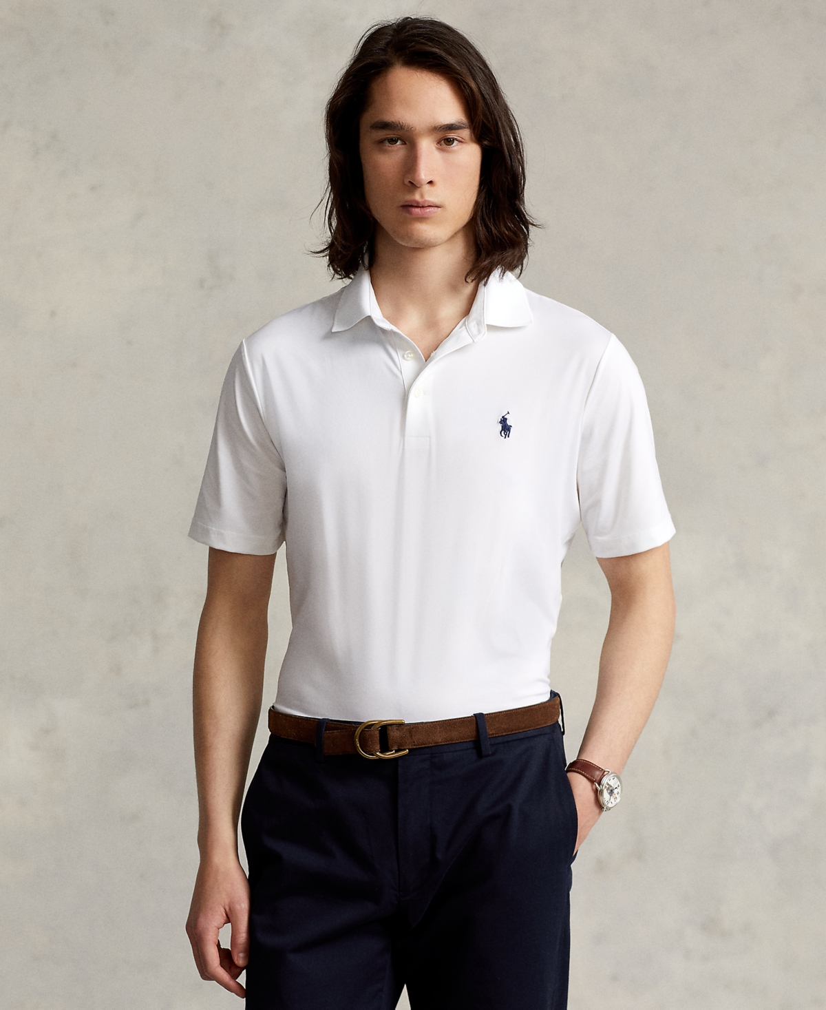 Click here for Polo Ralph Lauren Mens Classic-Fit Performance Pol... prices