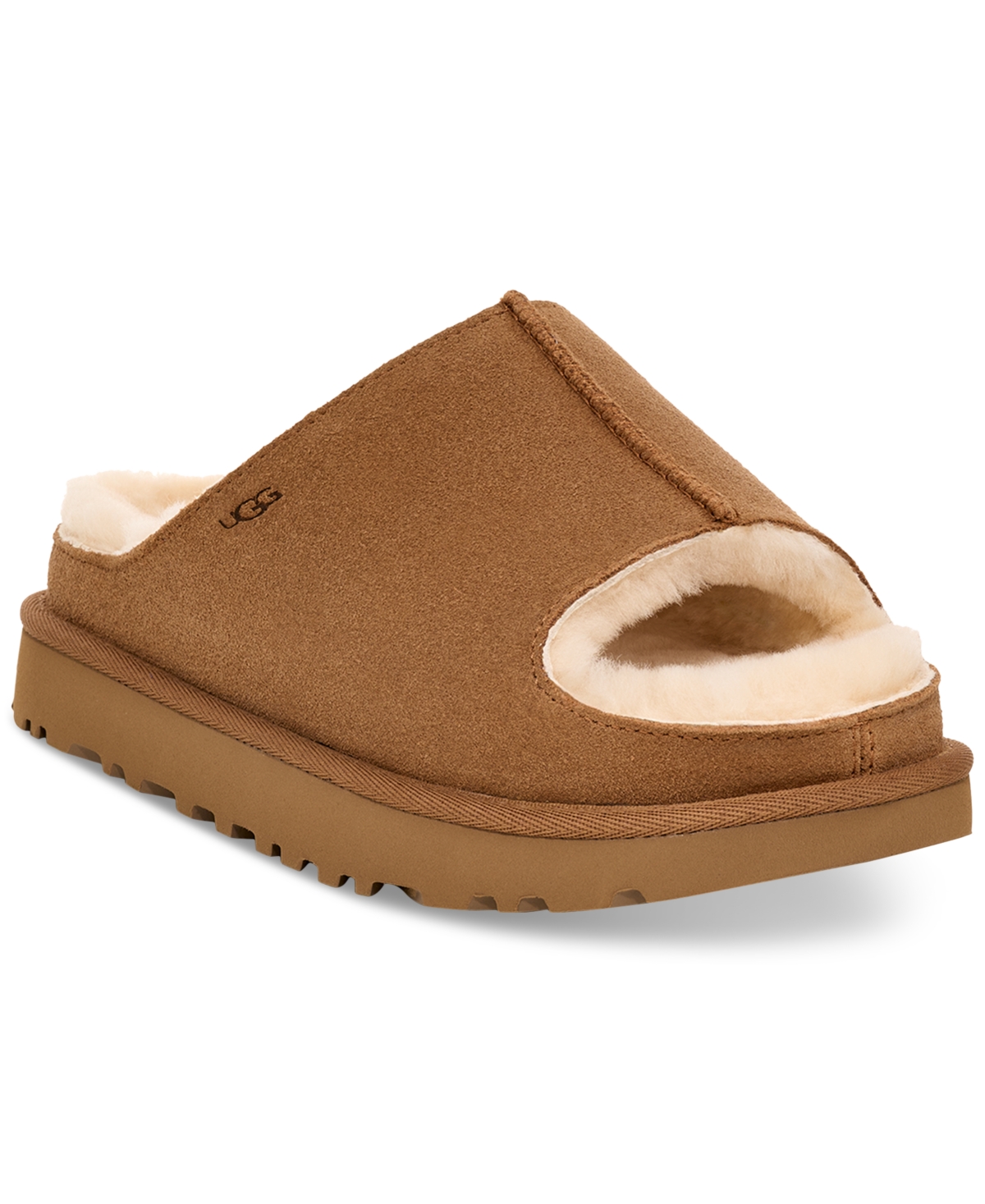 Click here for Ugg Womens Greenport Slide Slippers - Chestnut prices