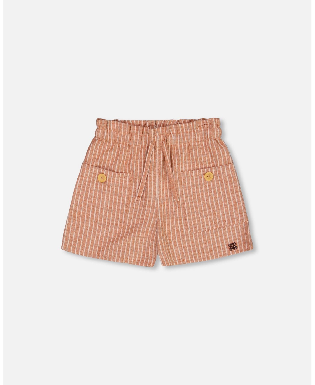 Click here for Deux par Deux Big Girls Linen Short With Pockets O... prices