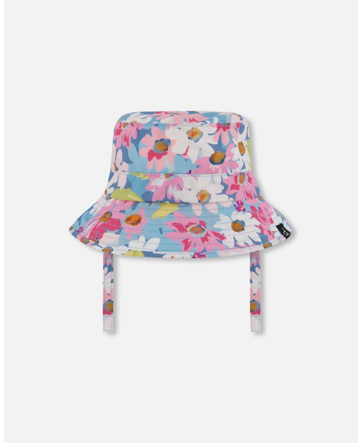 Click here for Deux par Deux Toddler Printed Beach Sun Hat White... prices