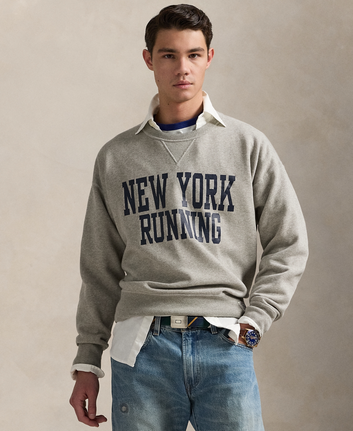 Click here for Polo Ralph Lauren Mens Vintage-Fit Fleece Graphic... prices