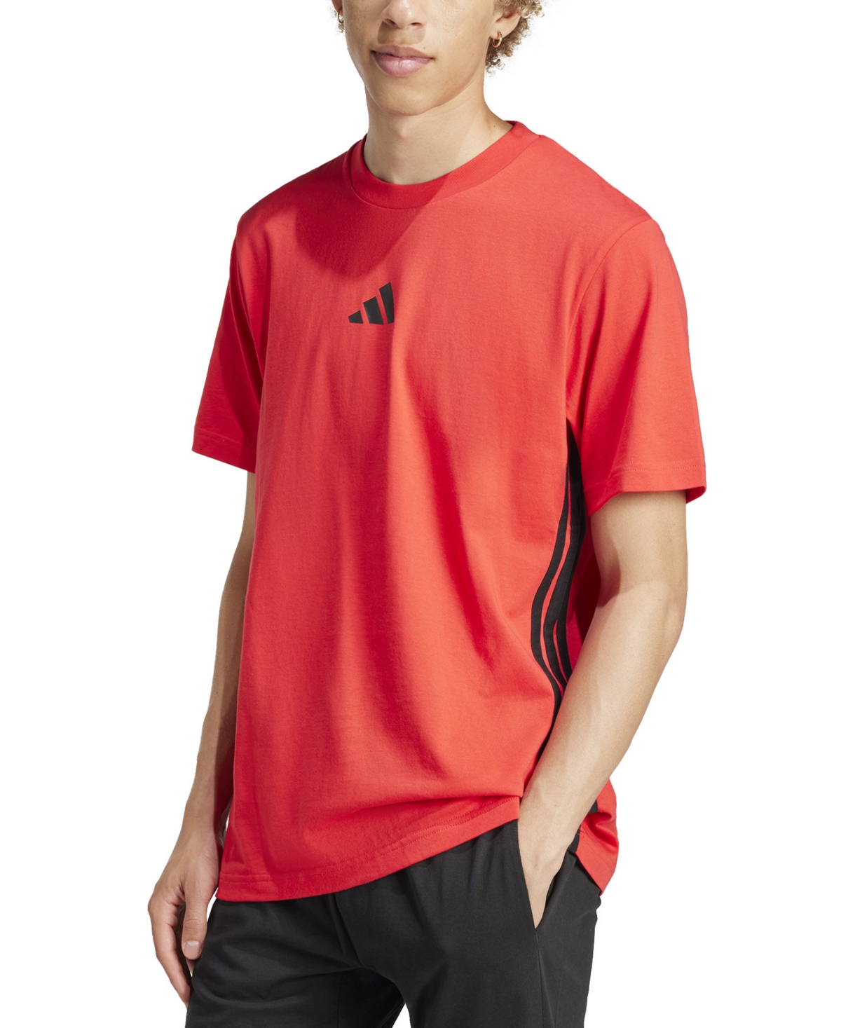 Click here for adidas Mens Essential Three-Stripes Single Jersey... prices
