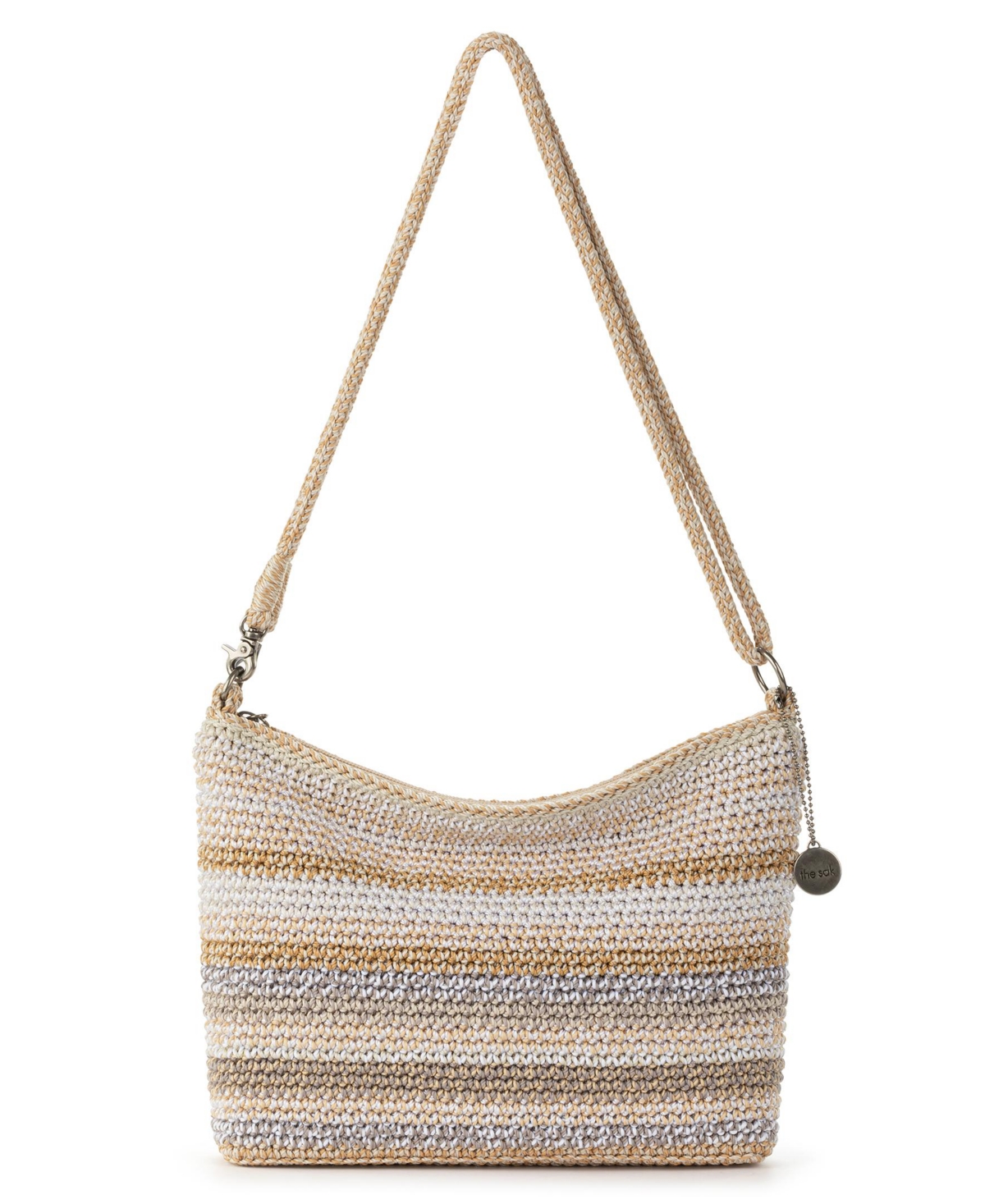 Click here for The Sak Womens Lumi Crochet Crossbody Bag - Sand S... prices