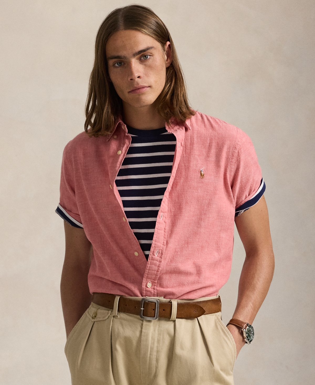 Click here for Polo Ralph Lauren Mens Classic-Fit Chambray Shirt... prices