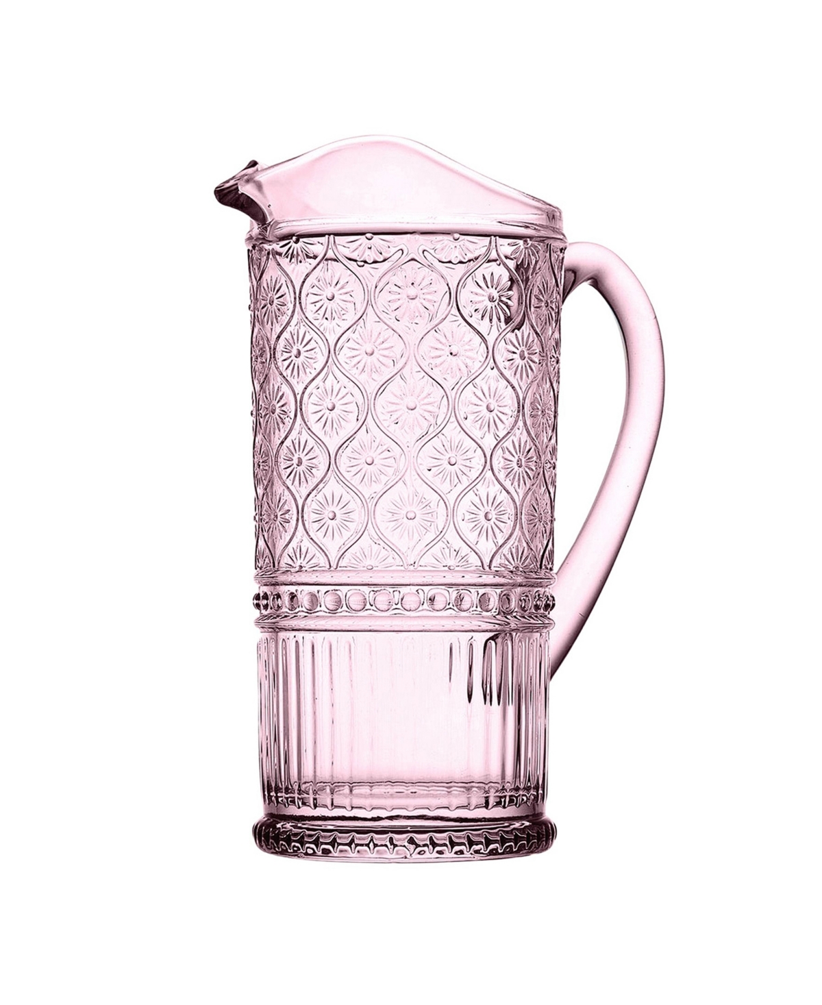 Click here for Godinger Claro Pitcher  33 Oz - Pink prices