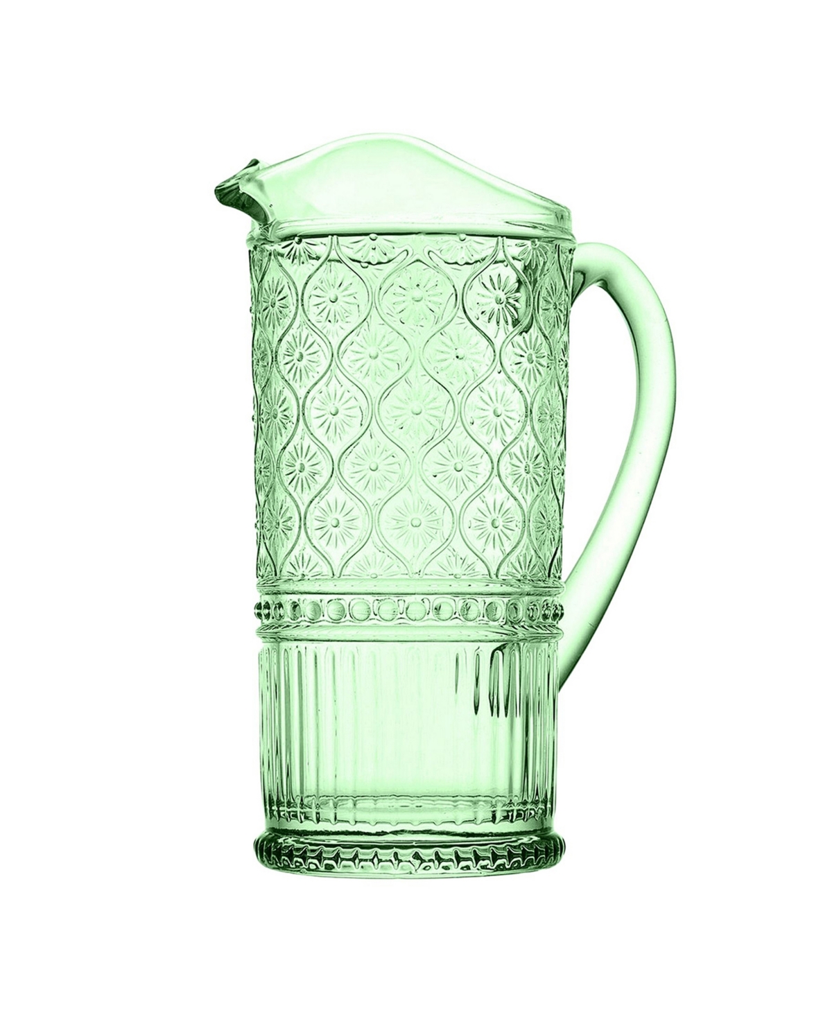Click here for Godinger Claro Pitcher  33 Oz - Green prices