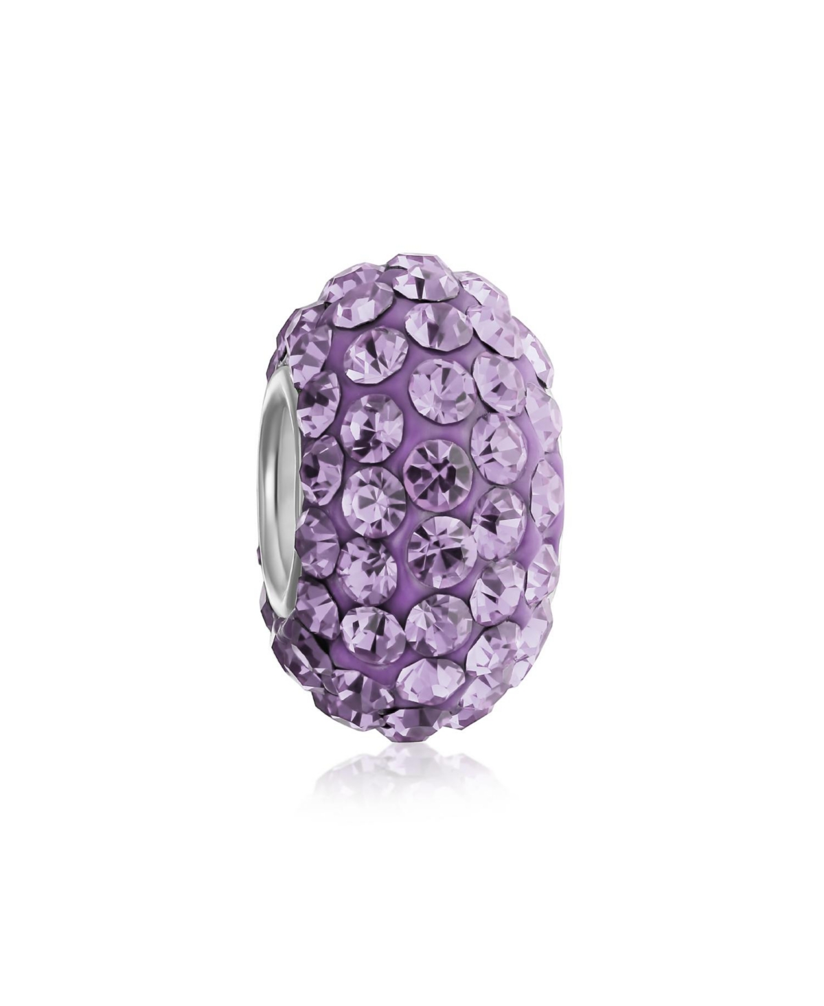 Click here for Bling Jewelry Solid Color Pave Crystal Spacer Bead... prices