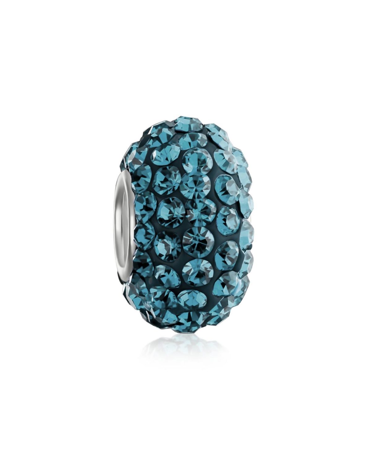 Click here for Bling Jewelry Solid Color Pave Crystal Spacer Bead... prices