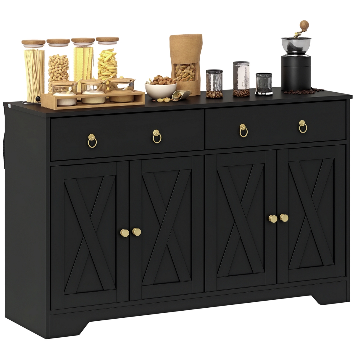 Click here for Homcom Kitchen Storage Sideboard  Buffet Cabinet w... prices