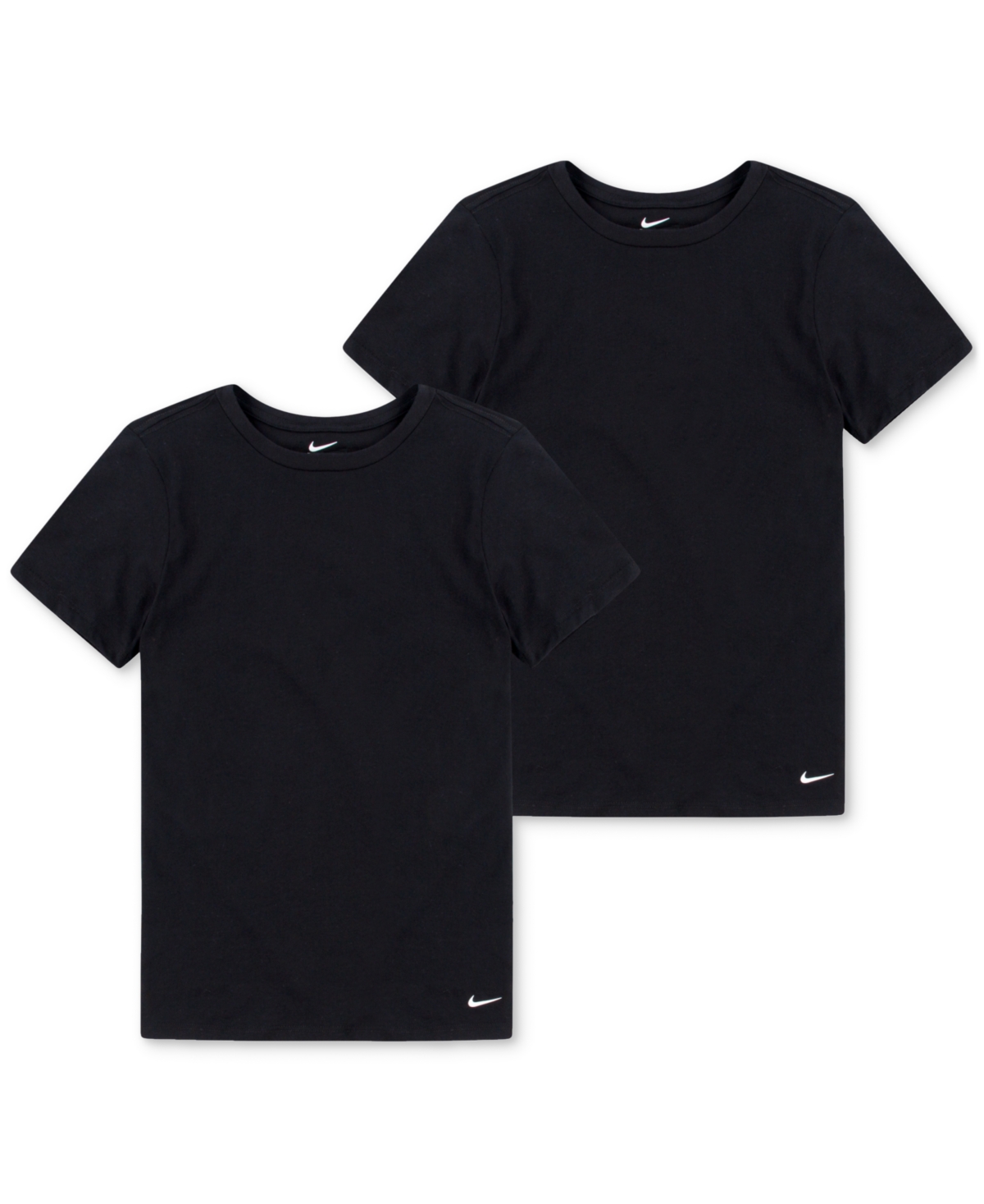 Click here for Nike Boys 2Pk Crew Undershirt - Black/Black prices