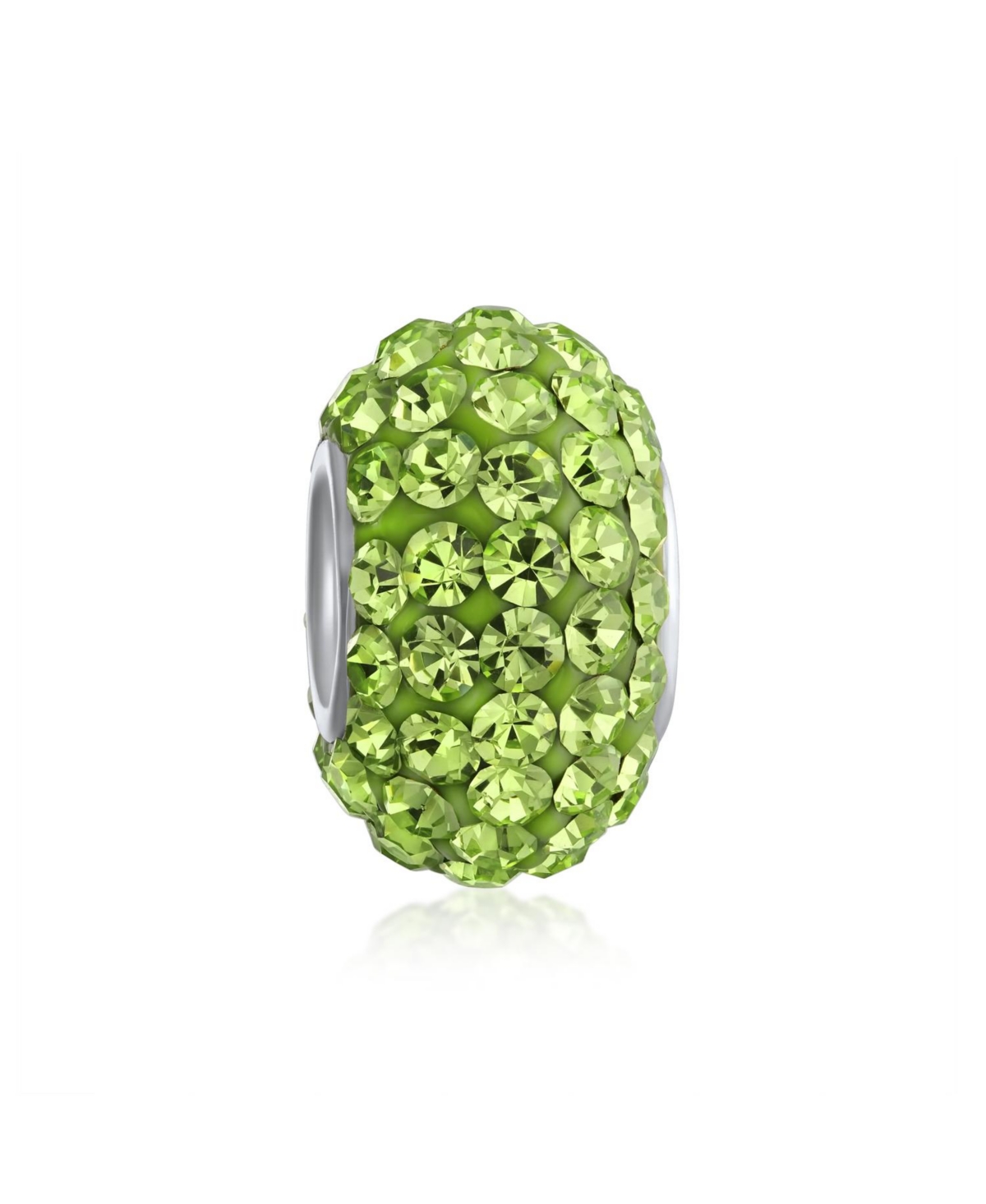 Click here for Bling Jewelry Solid Color Pave Crystal Spacer Bead... prices