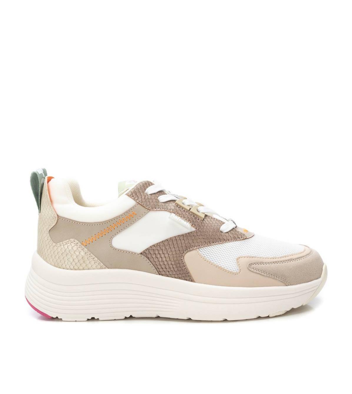 Click here for Xti Womens Casual Sneakers By Xti - Beige prices
