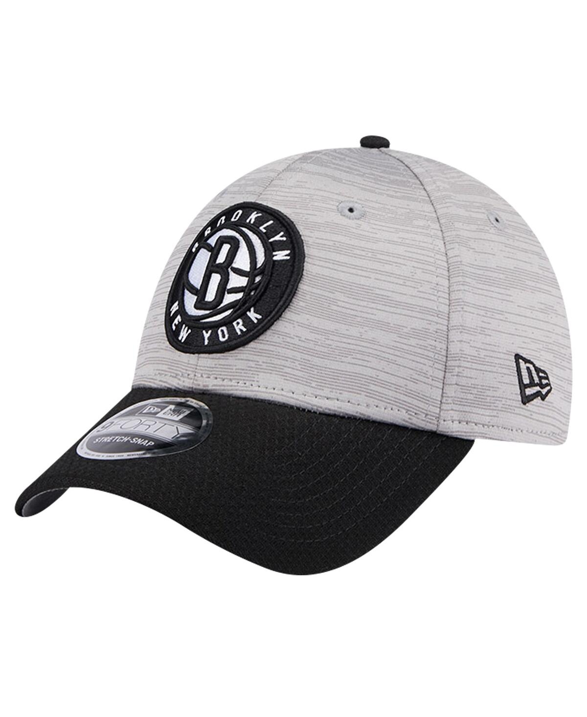 Click here for New Era Mens Heather Gray/Black Brooklyn Nets Acti... prices