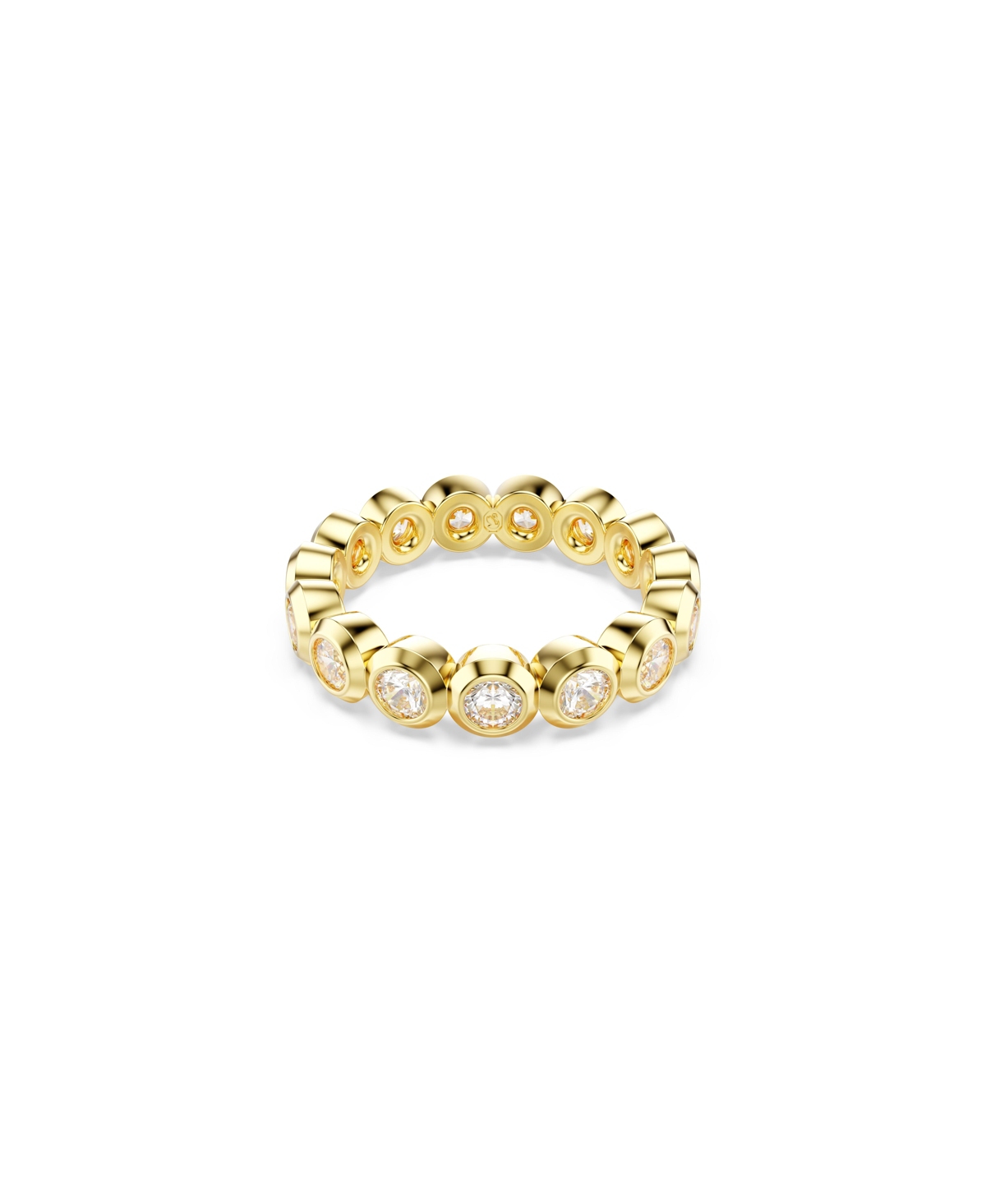 Click here for Swarovski Imber Gold-Tone Plated Round Cut Ring -... prices