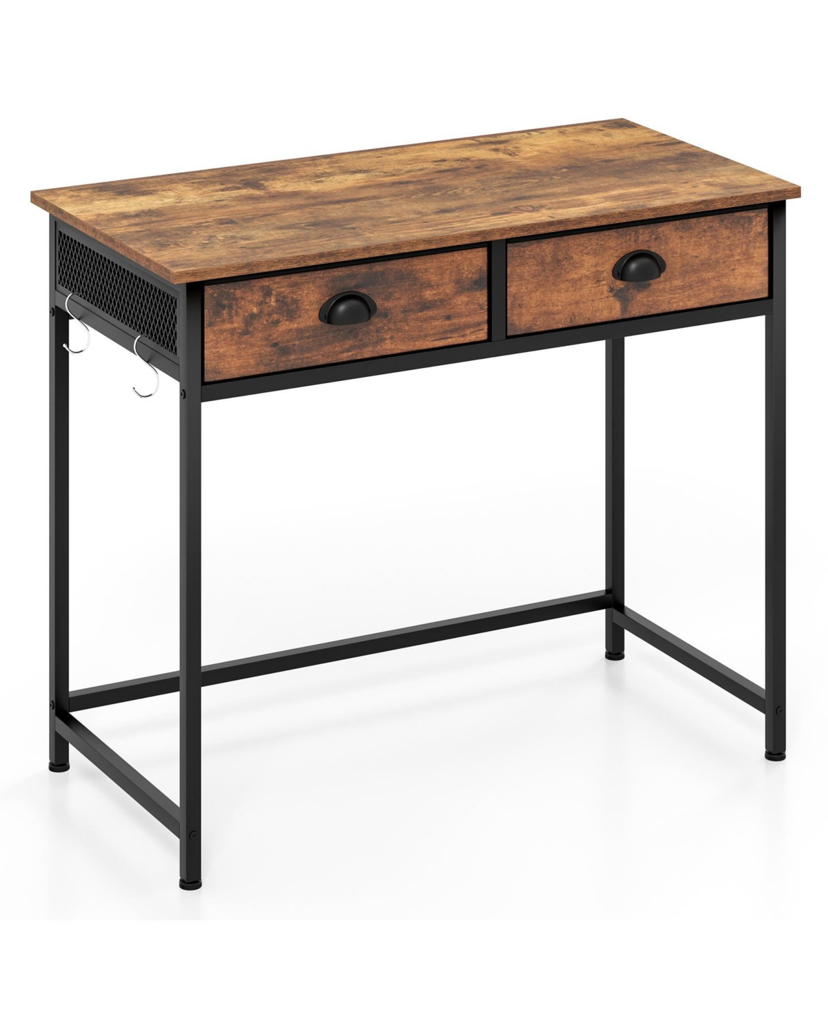 Click here for Space-Saving Home Office Desk with 2 Fabric Drawer... prices