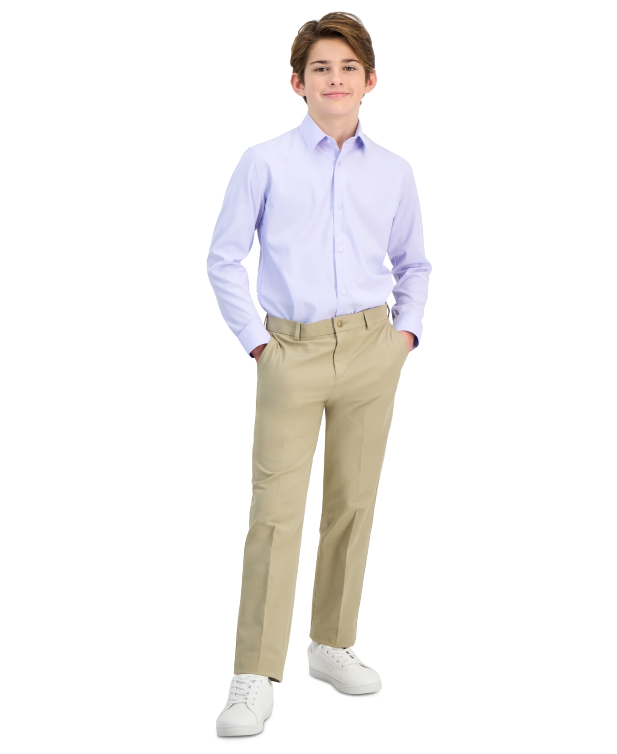 Click here for Michael Kors Big Boys Classic-Fit Stretch Dress Pa... prices