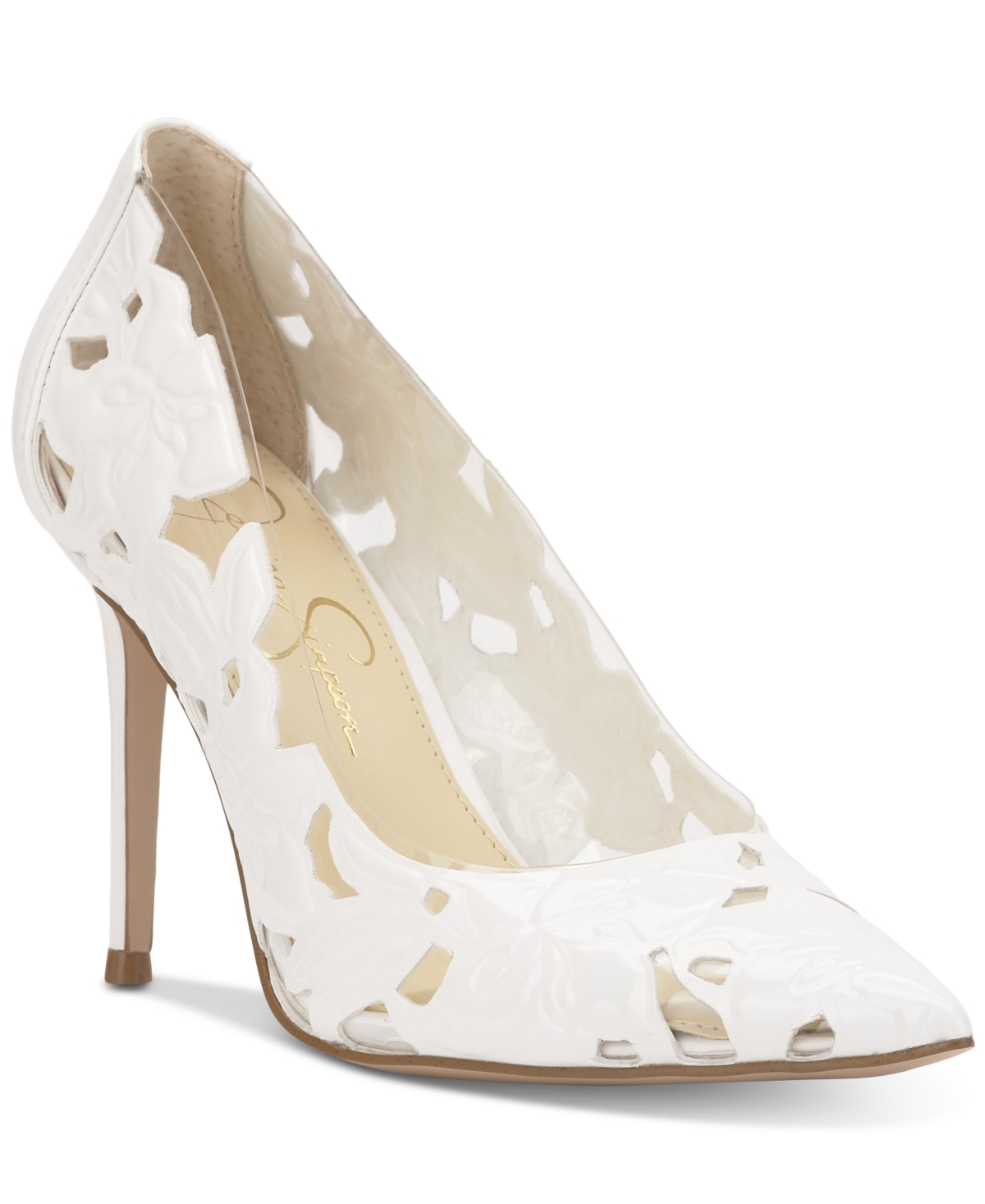 Click here for Jessica Simpson Womens Erinia Cutout Floral Pumps... prices