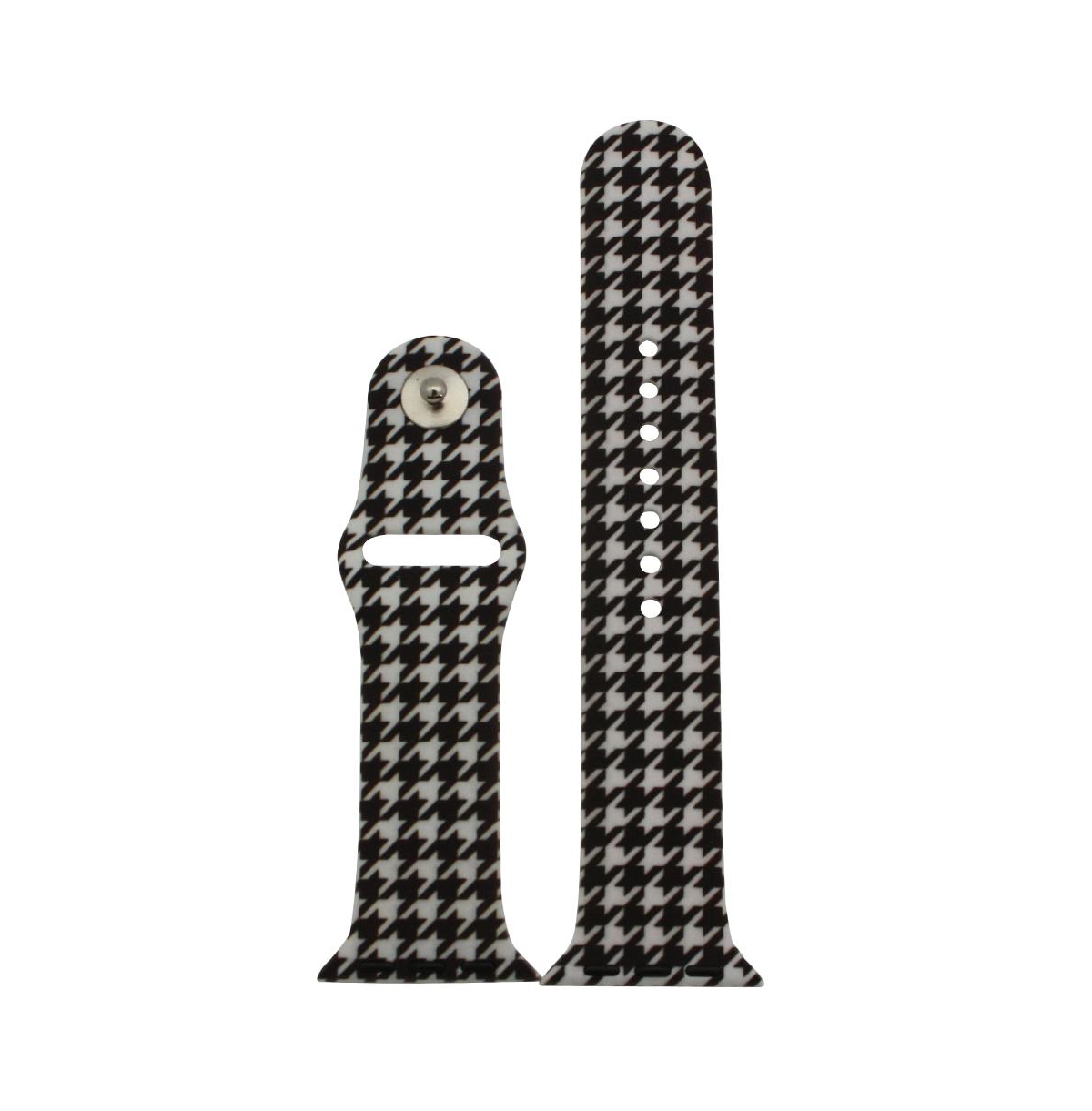Click here for Olivia Pratt Houndstooth Printed Silicone Apple Wa... prices