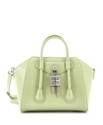 Pre-Owned Givenchy Mini Antigona Lock Bag Leather - Macy's