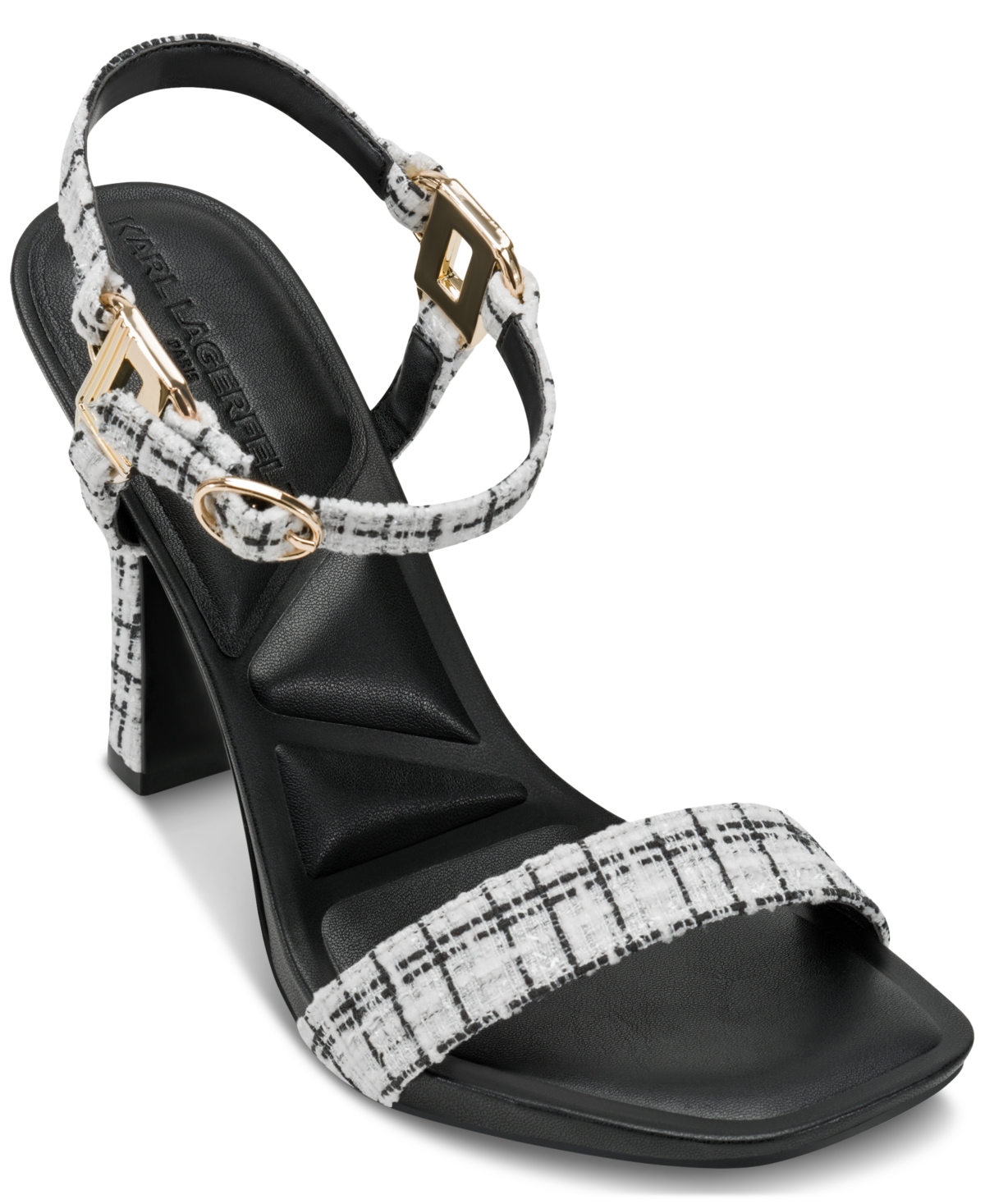 Click here for Karl Lagerfeld Paris Womens Cybil High-Heel Sandal... prices