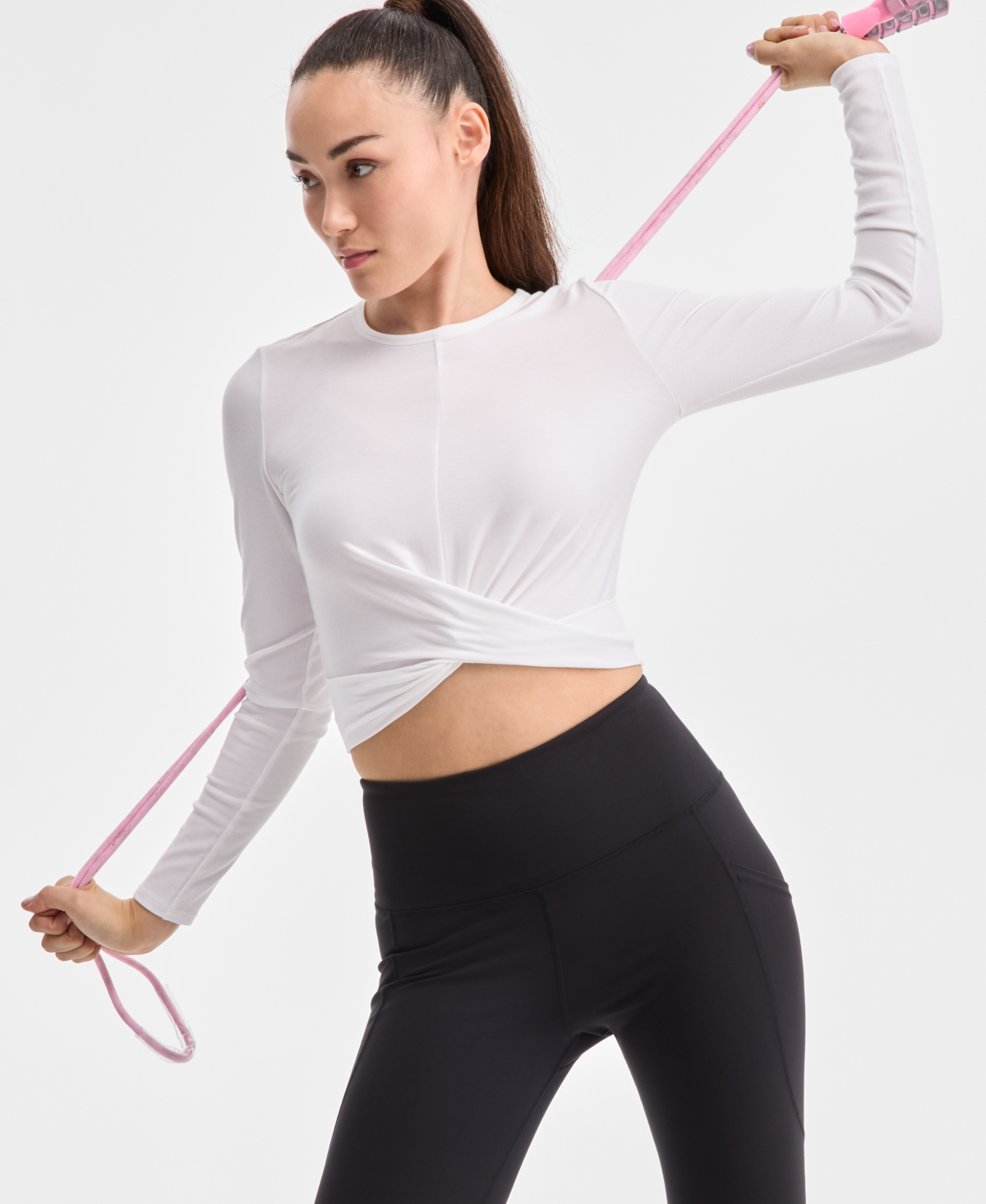 Click here for Id Ideology Womens Soft Rib Long-Sleeve Top  Exclu... prices