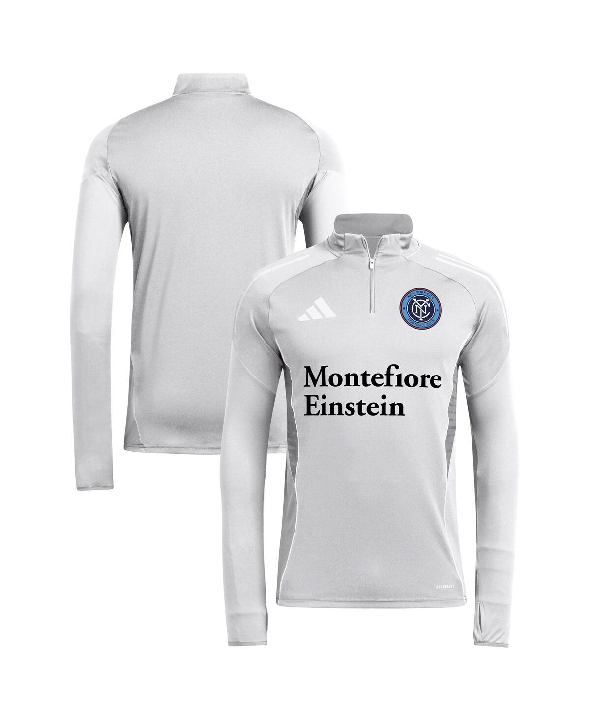 Click here for Adidas Mens Silver New York City Fc 2025 Quarter-Z... prices