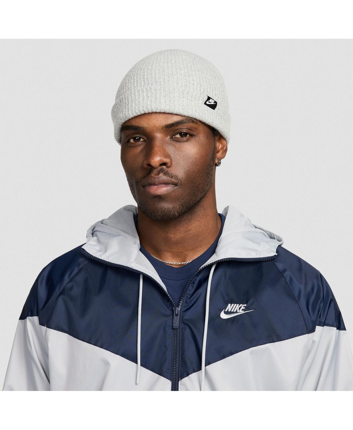 Click here for Nike Mens Gray Futura Terra Cuffed Knit Hat - Gray prices