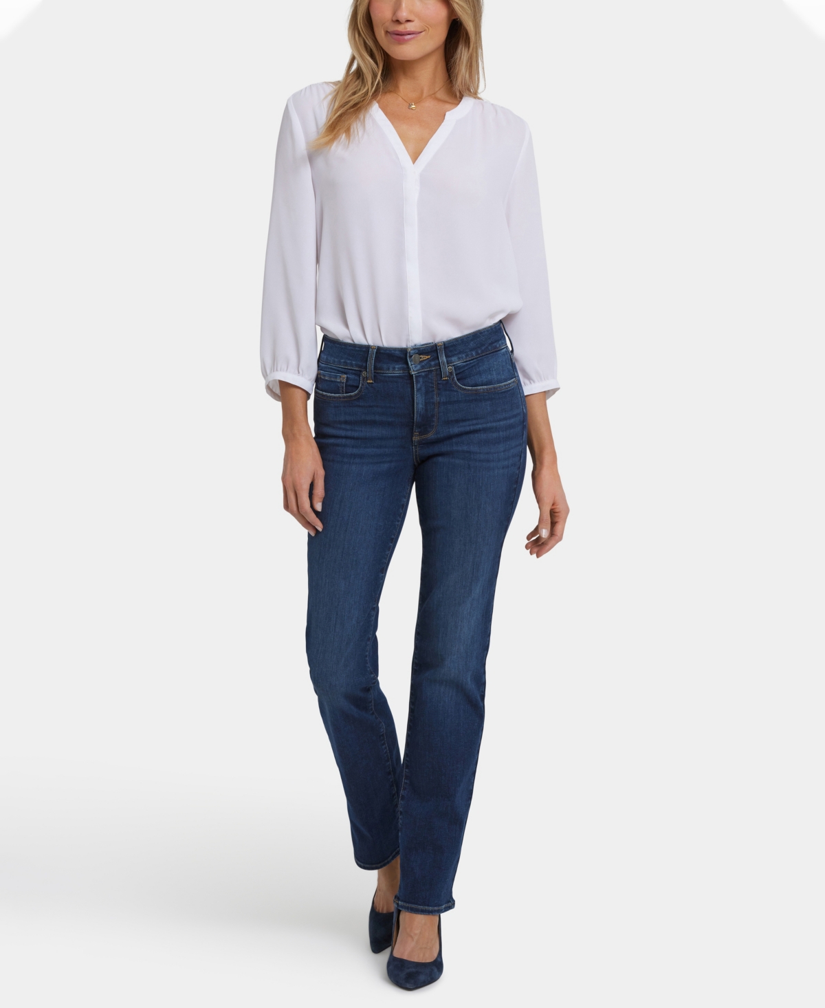 Click here for Nydj Womens Marilyn Straight Jeans - Olympus prices