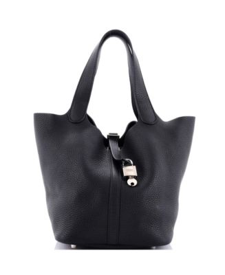 Pre-Owned HERMÉS MM Picotin Lock Bag Clemence - Macy's