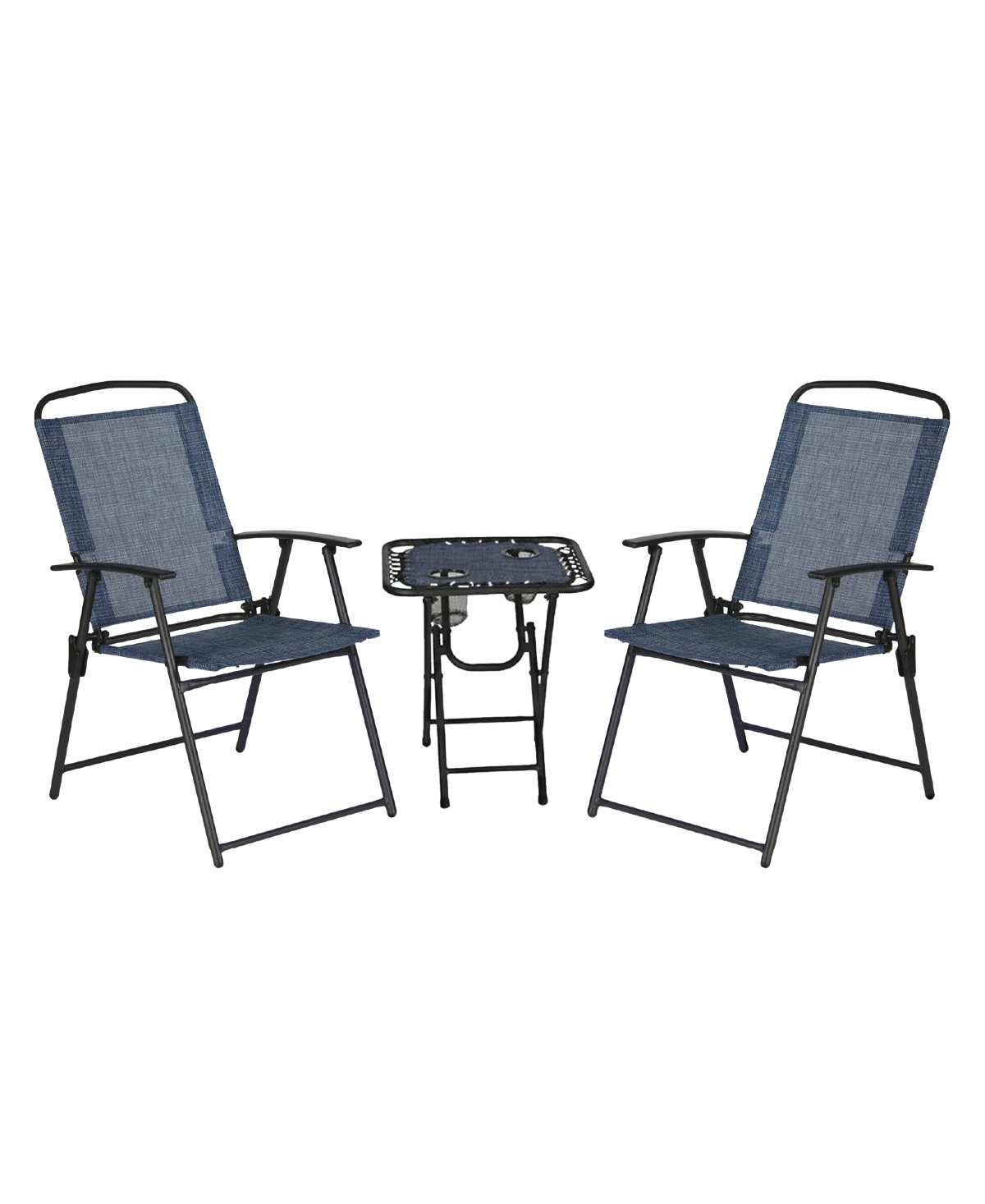 Click here for Trappers Peak 3-Piece Folding Outdoor Patio Chairs... prices