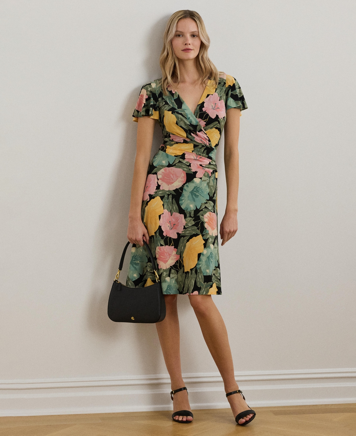 Click here for Lauren Ralph Lauren Womens Floral Stretch Jersey S... prices