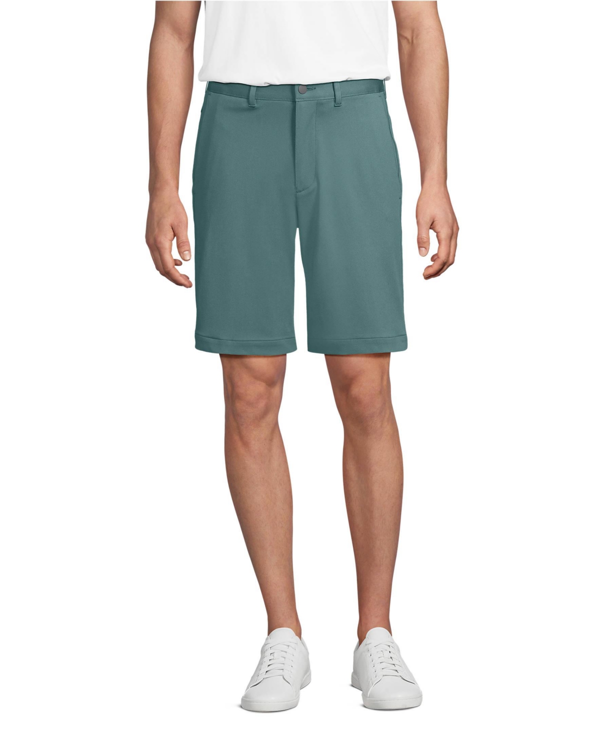 Click here for Lands End Mens 9" Flex Golf Short - Tourmalin... prices