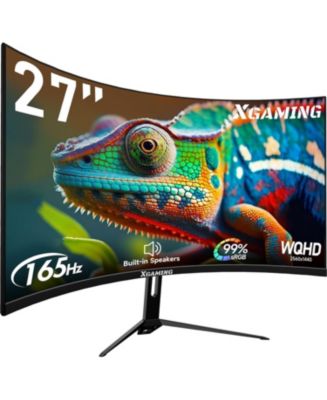 XGaming 27 Inch Curved Gaming Monitor 1500R, 2560x1440P QHD Computer ...